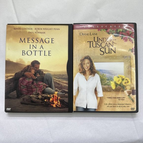 Media | Romcom Dvd Set 2 Under The Tuscan Sun And Message In A Bottle ...
